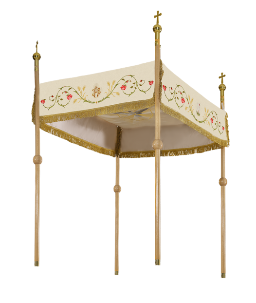 Embroidered processional canopy - Religious Store Art Christiana